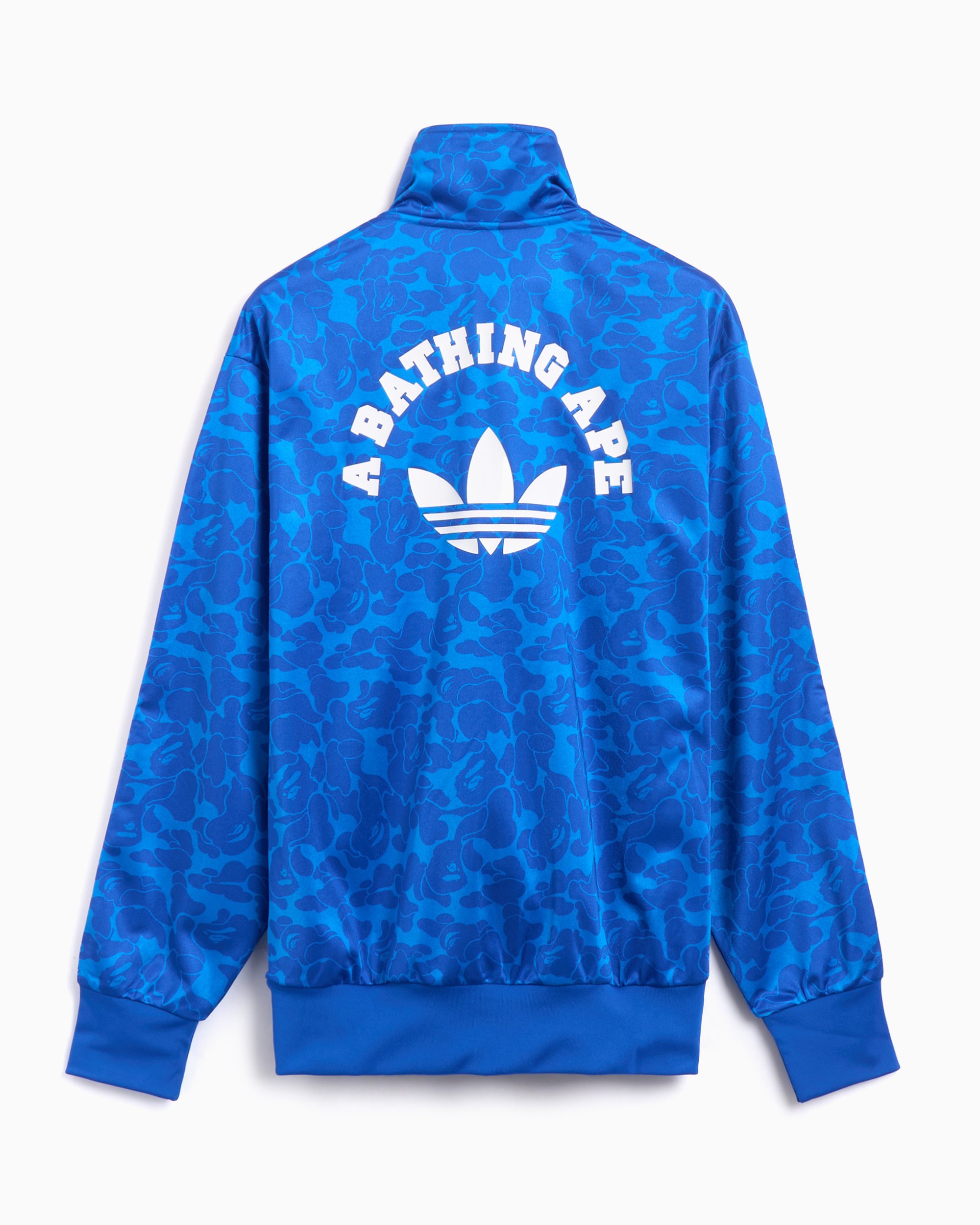 adidas Originals x BAPE Football Men's Track Jacket Blue adidas Originals x BAPE Football Men's Track Jacket Blue