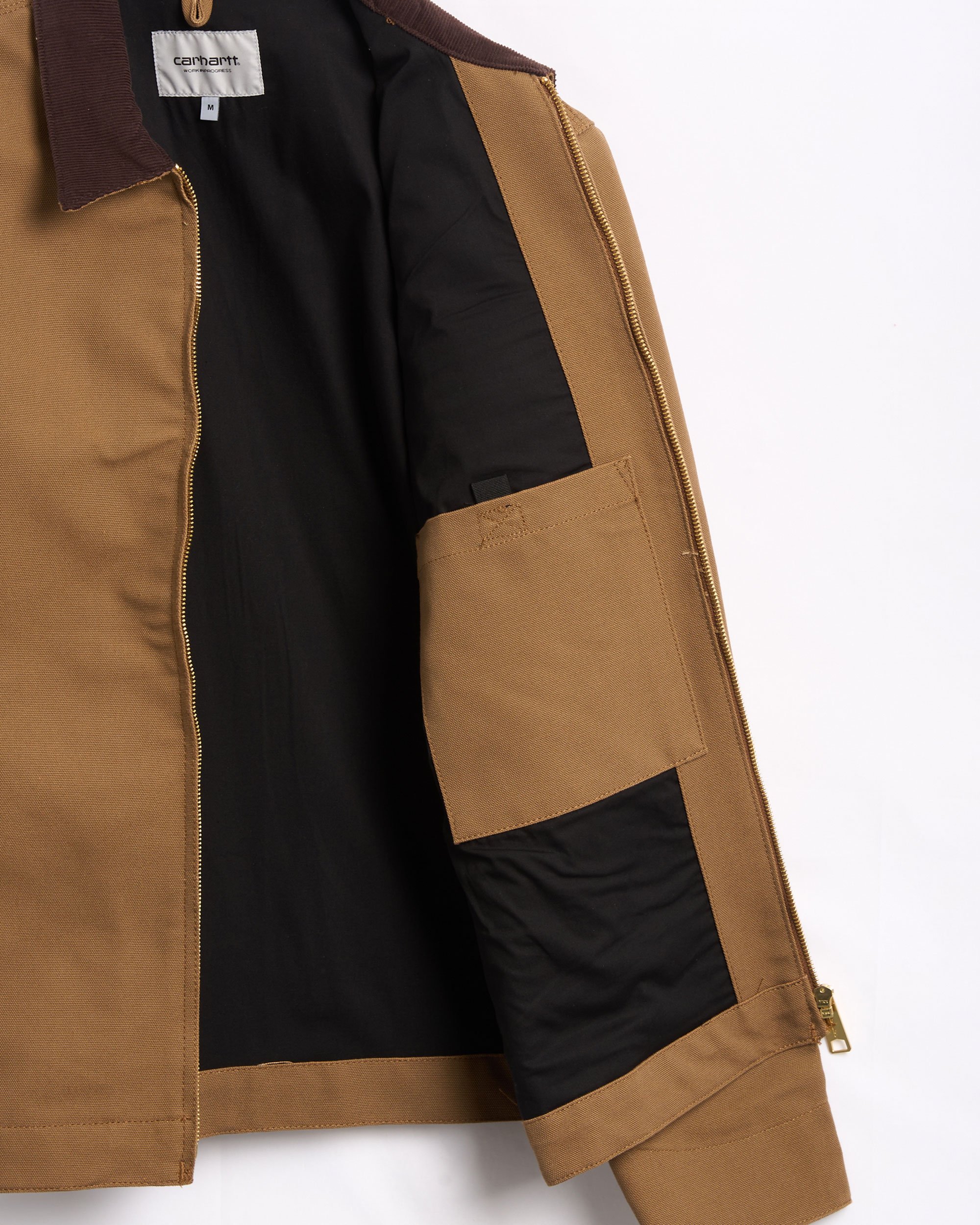 Carhartt WIP Detroit Unisex Worker Jacket Brown I032940 Carhartt WIP Detroit Unisex Worker Jacket Brown I032940