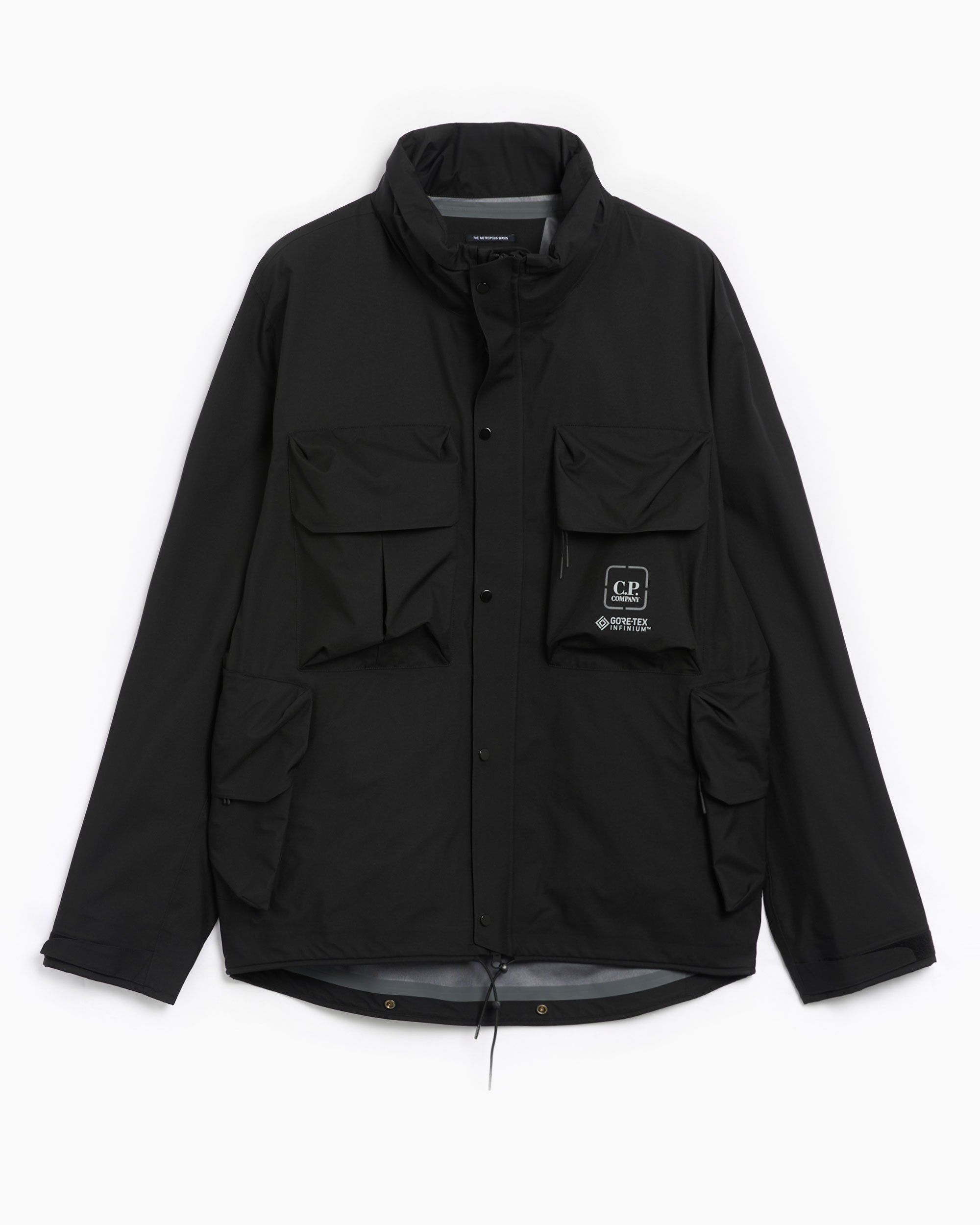 CP Company Metropolis Series Gore-Tex In INFINIUM™Utility Jacket Negro 16CLOW004A110031A-999 ...