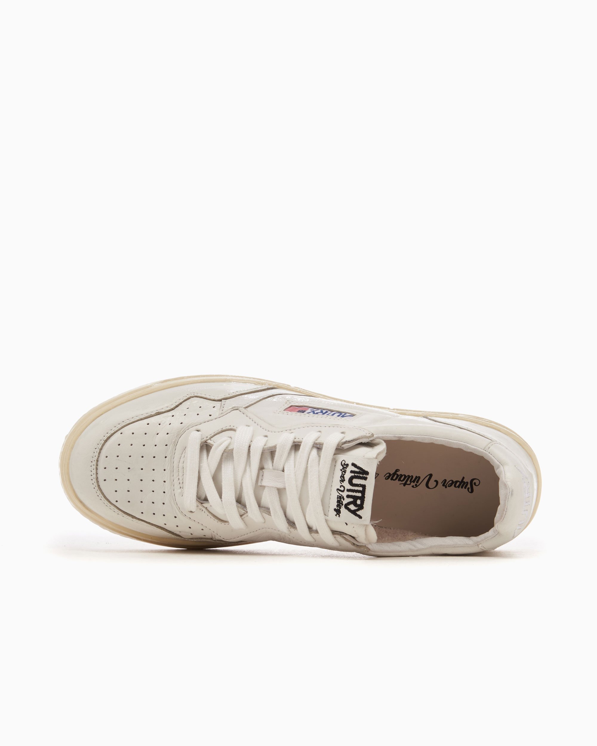 Autry Super Vintage Low Goatskin White AVLMGR06 | FOOTDISTRICT Autry Super Vintage Low Goatskin White AVLMGR06 | FOOTDISTRICT
