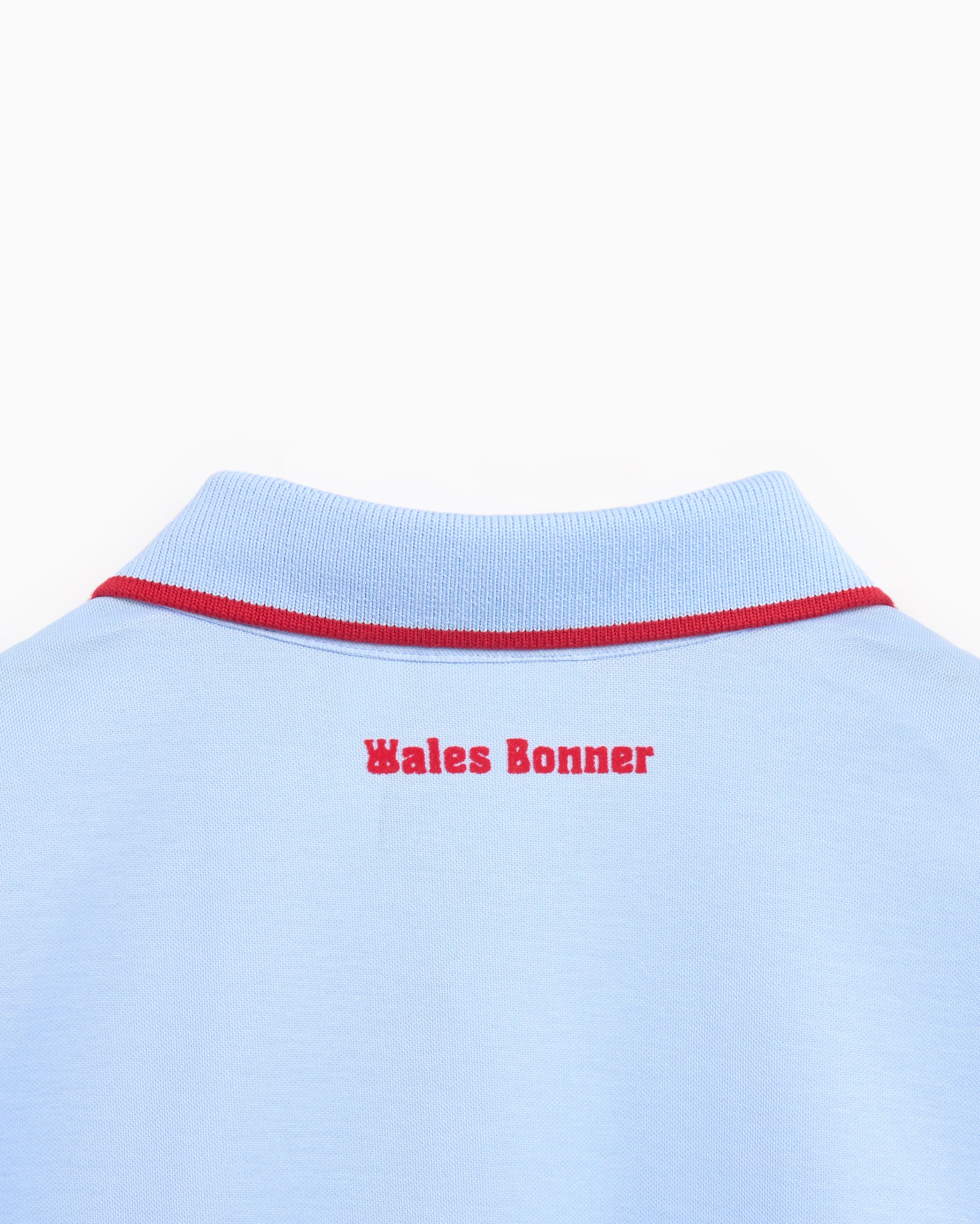 adidas Originals x Wales Bonner Men's Polo Blue JJ2943 adidas Originals x Wales Bonner Men's Polo Blue JJ2943