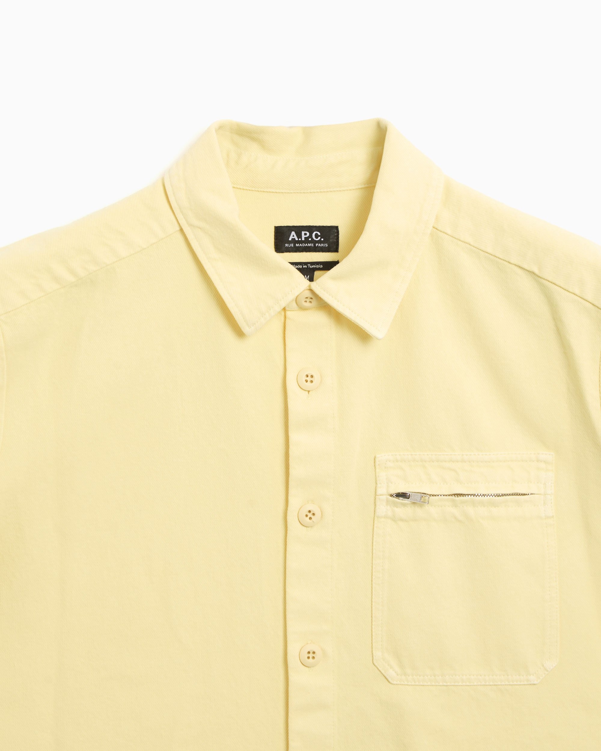 A.P.C. Nelson Men's Shirt Amarillo COFCN-H12582-DAB| Comprar Online en ...
