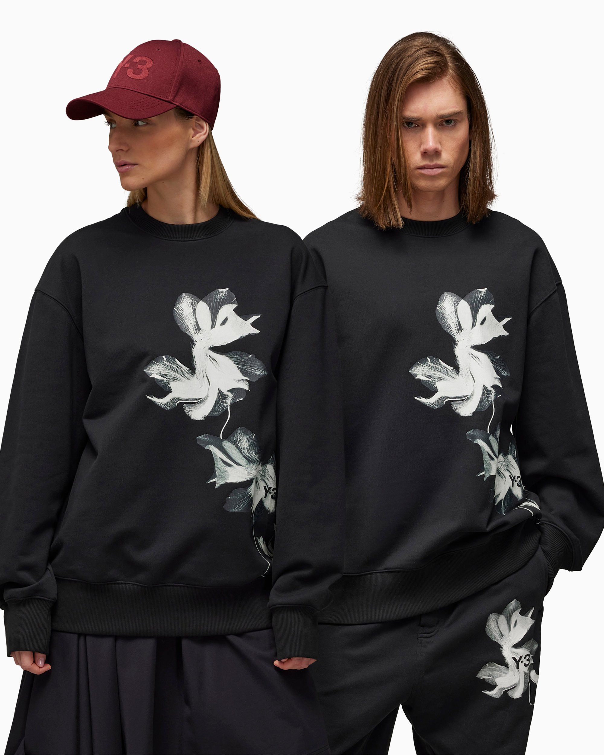 adidas Y-3 Unisex Graphic French Terry Sweatshirt Black IN4337| Buy ...