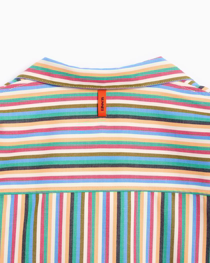 Sunnei Unisex Pockets Shorts Sleeve Shirt Multi PRTWXSHR003 Sunnei Unisex Pockets Shorts Sleeve Shirt Multi PRTWXSHR003