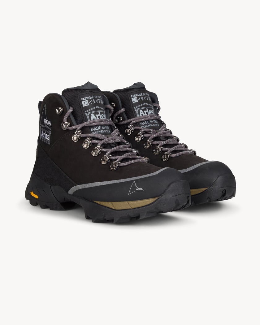 ROA x Aries Andreas Vibram Black ALA01-001 | FOOTDISTRICT ROA x Aries Andreas Vibram Black ALA01-001 | FOOTDISTRICT