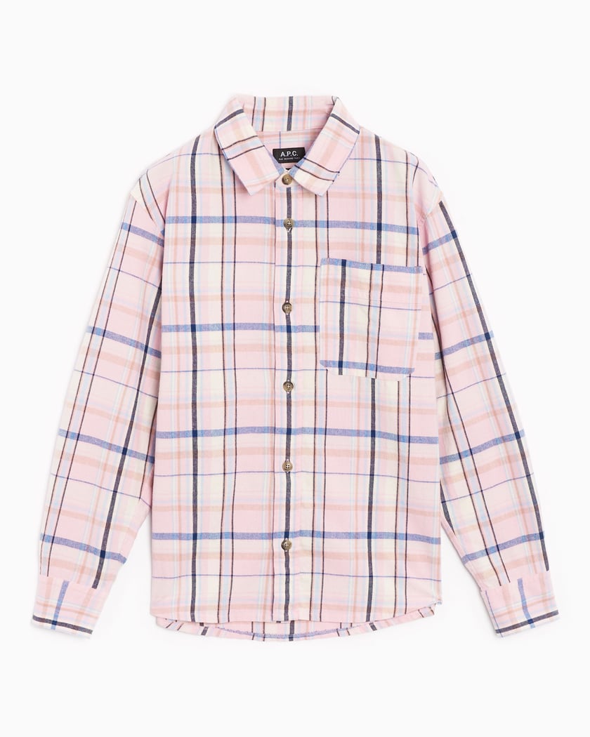 A.P.C. Basile Men's Overshirt Rosa COGBX-H02709-FAA | FOOTDISTRICT