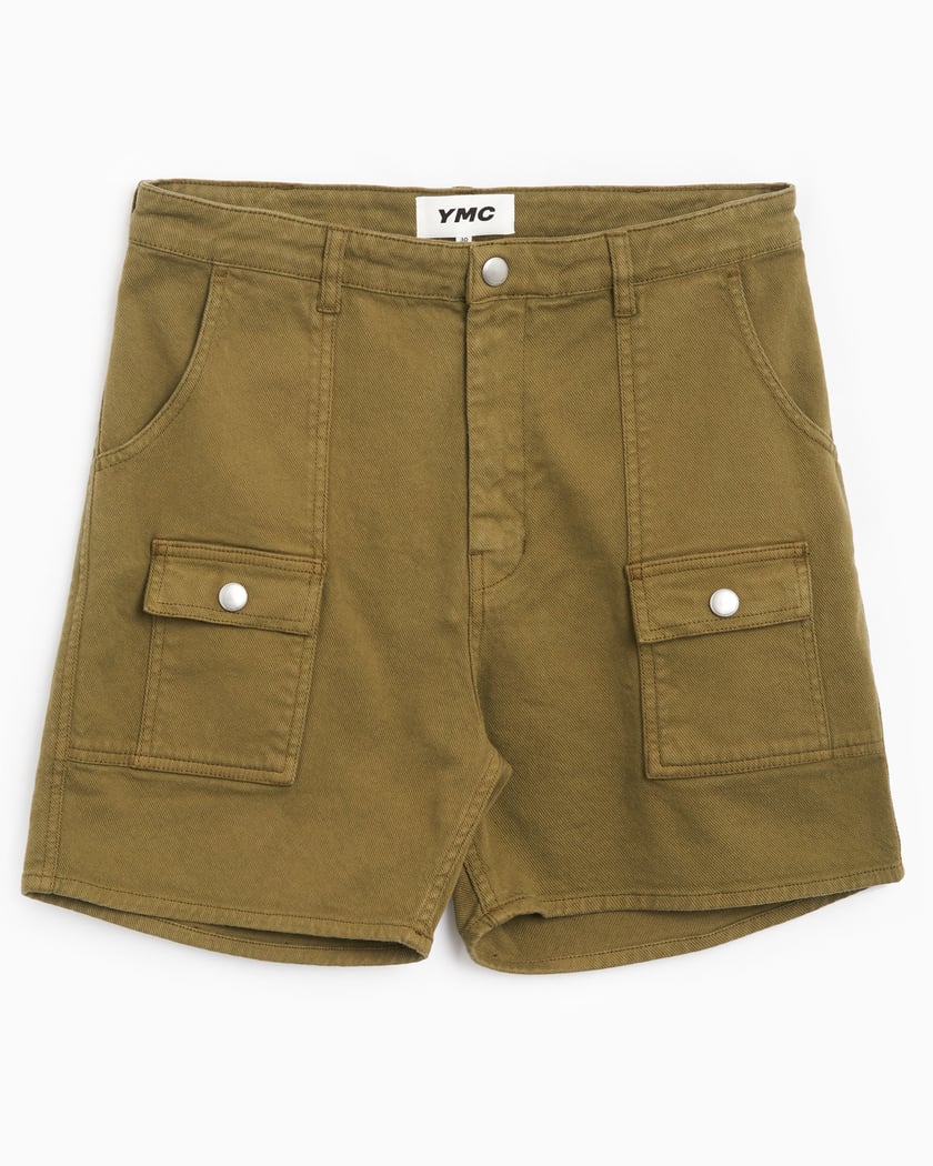 YMC Bush Men's Shorts Green P9WAE-OLIVE | FOOTDISTRICT