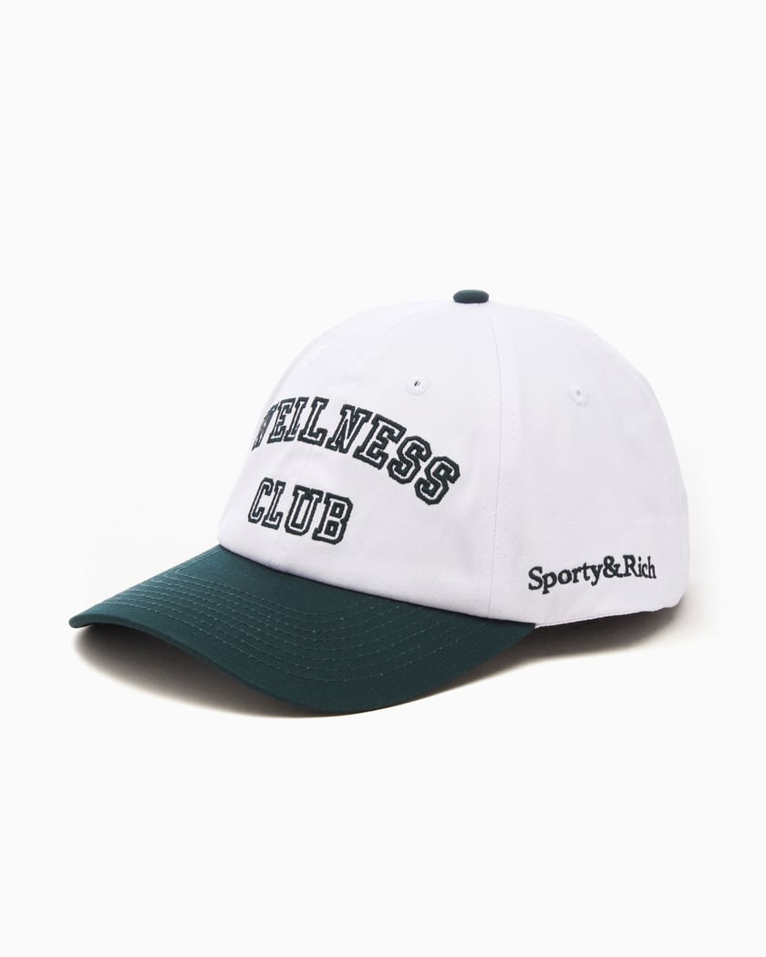 Sporty & Rich Wellness Club Unisex Cap Wit AC874FO | FOOTDISTRICT