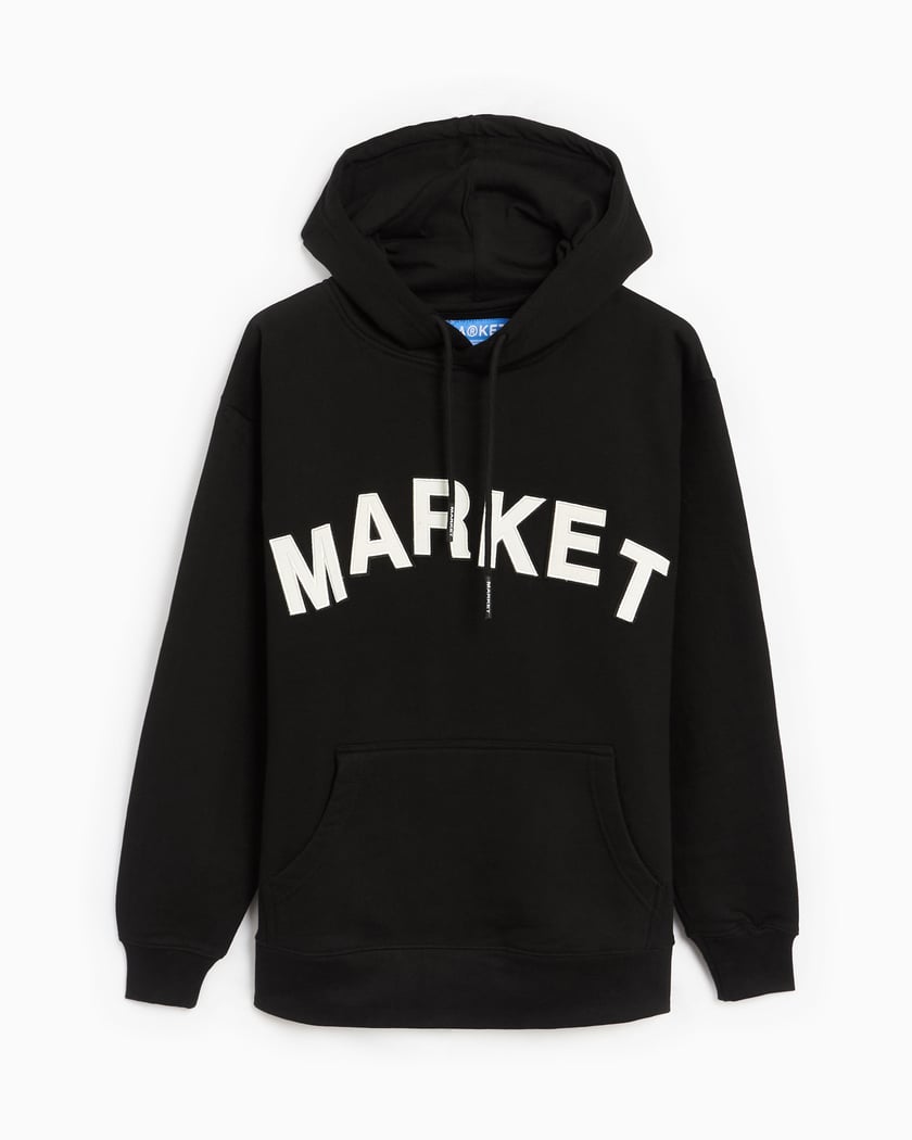 MARKET Community Garde Men's Hoodie Black 397000580-0001 MARKET Community Garde Men's Hoodie Black 397000580-0001