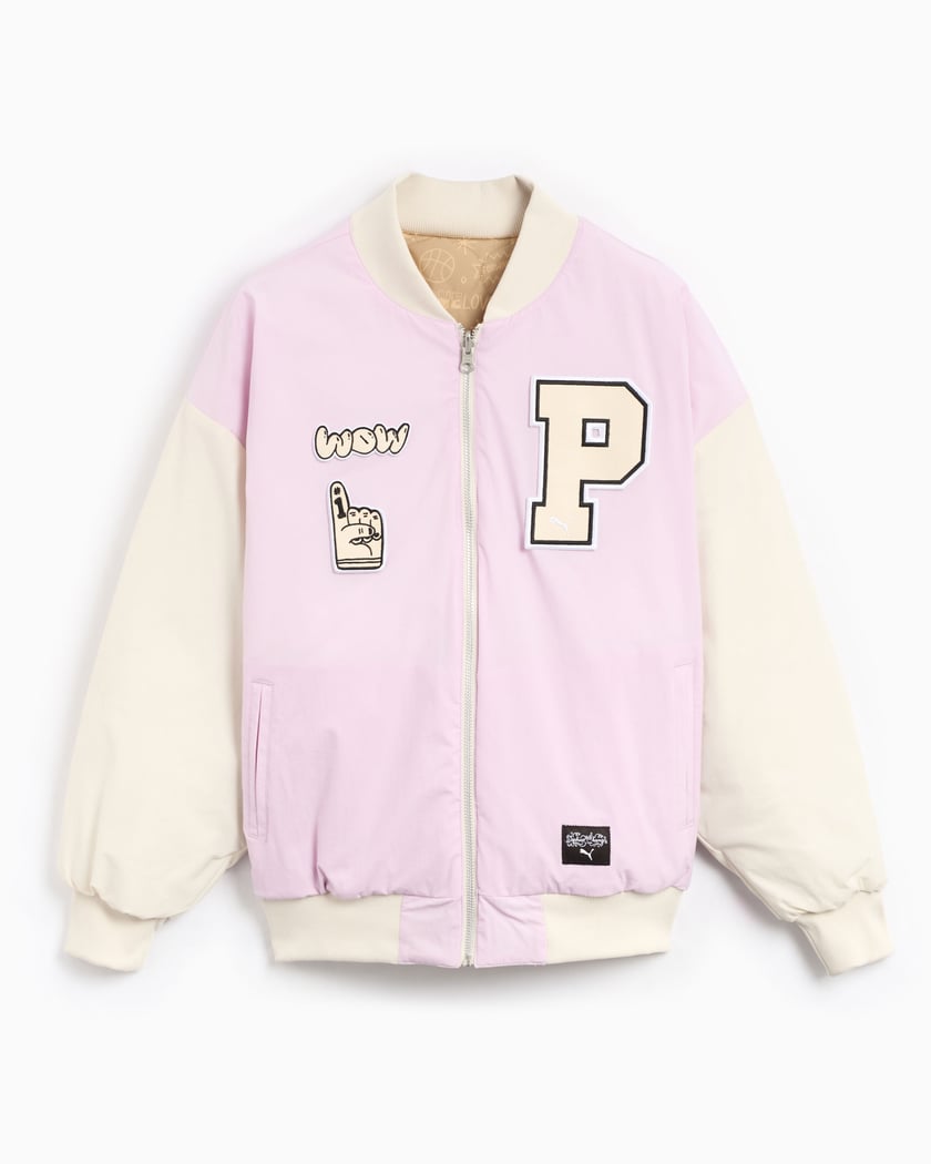 Puma x Sophia Chang Women's Reversible Bomber Jacket Rosa 624627-60 ...