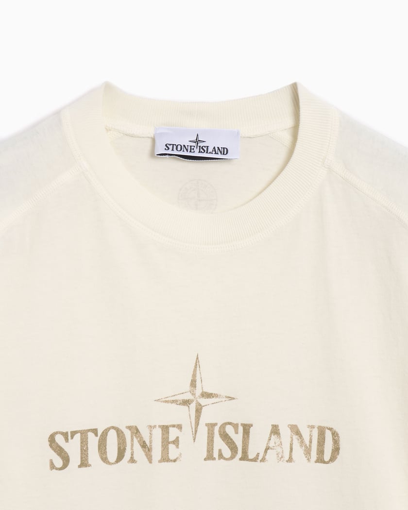 Stone Island Men's T-Shirt White K1S152100020S0081-V0093 Stone Island Men's T-Shirt White K1S152100020S0081-V0093