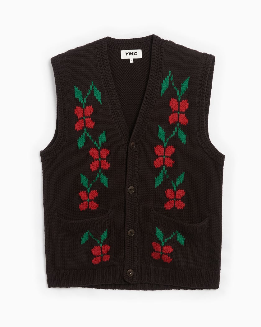 YMC Cottage Men's Vest Brown P8WAG-BROWN MULTI | FOOTDISTRICT