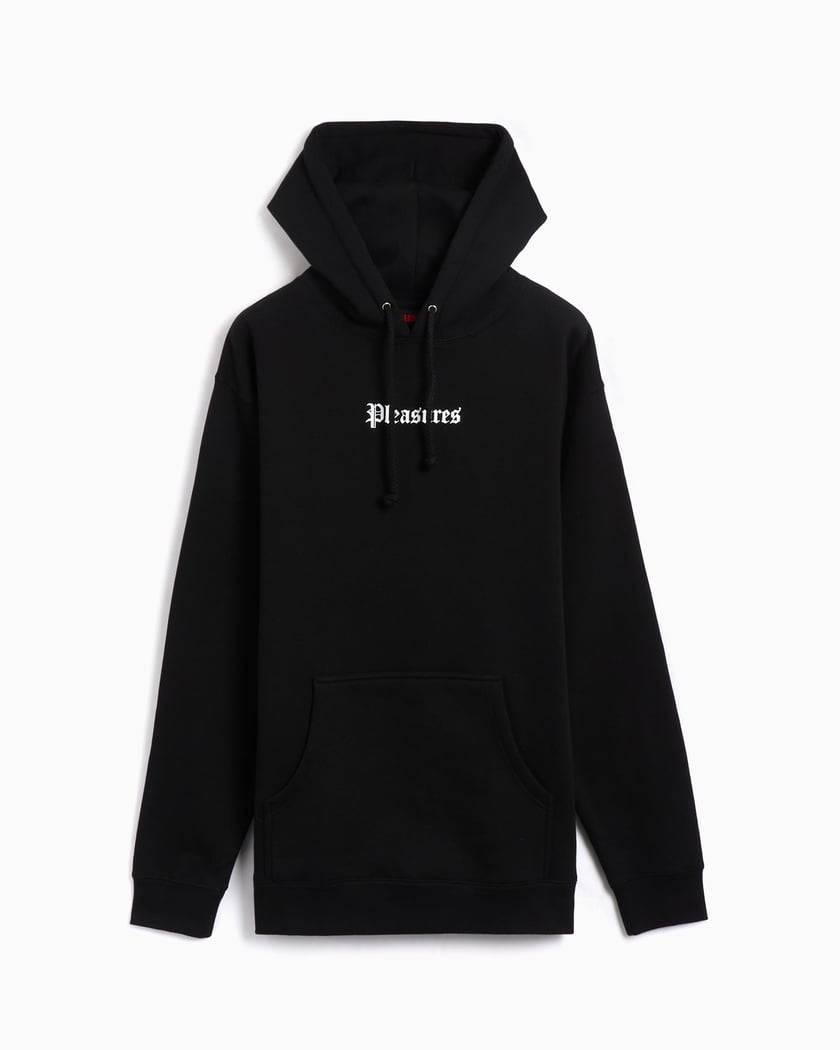 Pleasures Burn Again Men's Hoodie Negro P25SP071-BLACK | FOOTDISTRICT