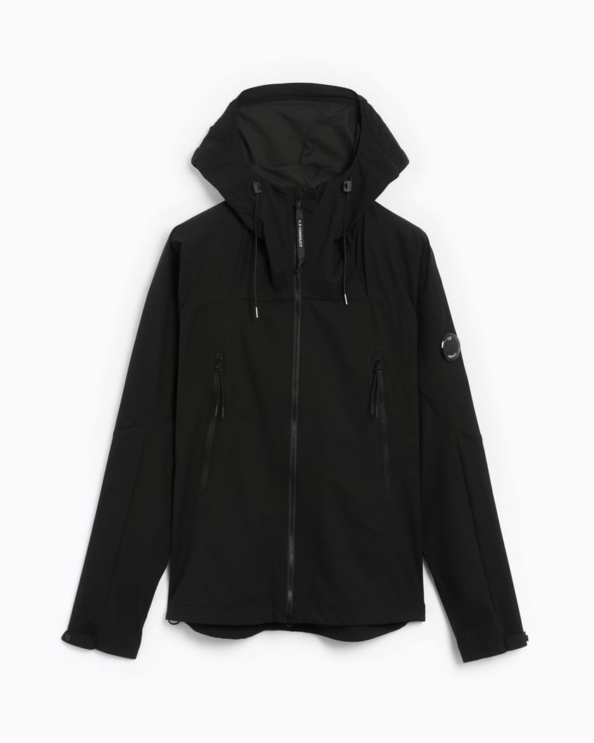 CP Company Pro Tek Men's Hooded Jacket Nero 16CMOW403A004117A-999 ...