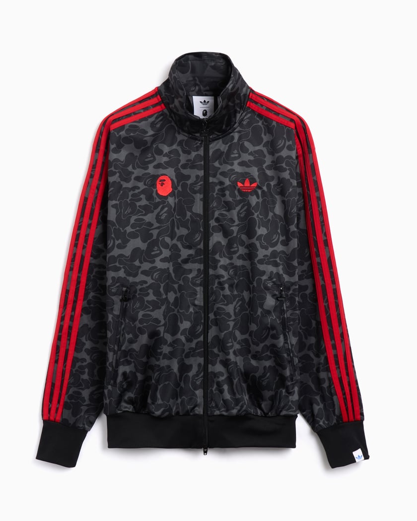 adidas Originals x BAPE Football Men's Track Jacket Black JN7117 ...
