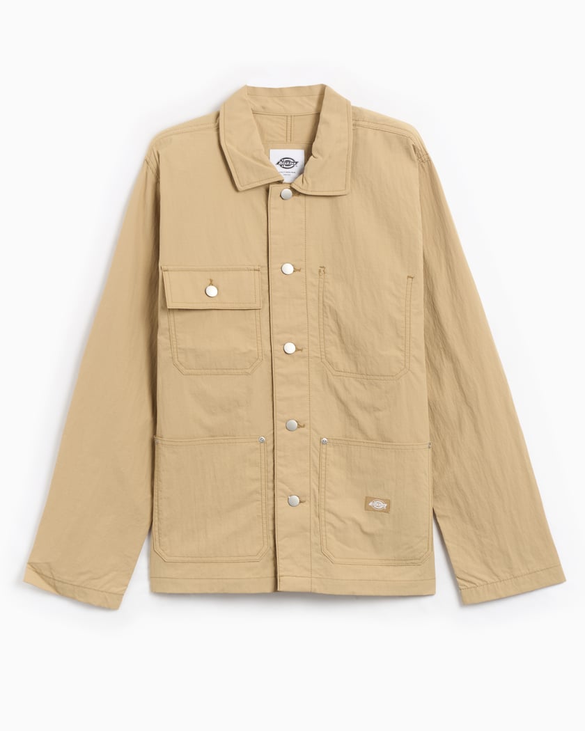 Dickies Men's Textured Nylon Work Jacket Bege DK0A4Z2BNCE1 | FOOTDISTRICT