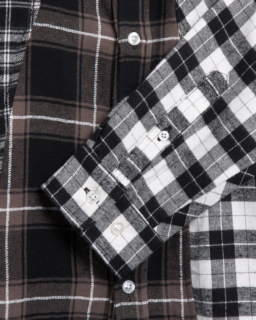 Dime MTL Triple Plaid Men's Shirt Multi DIMEHO249BLK Dime MTL Triple Plaid Men's Shirt Multi DIMEHO249BLK