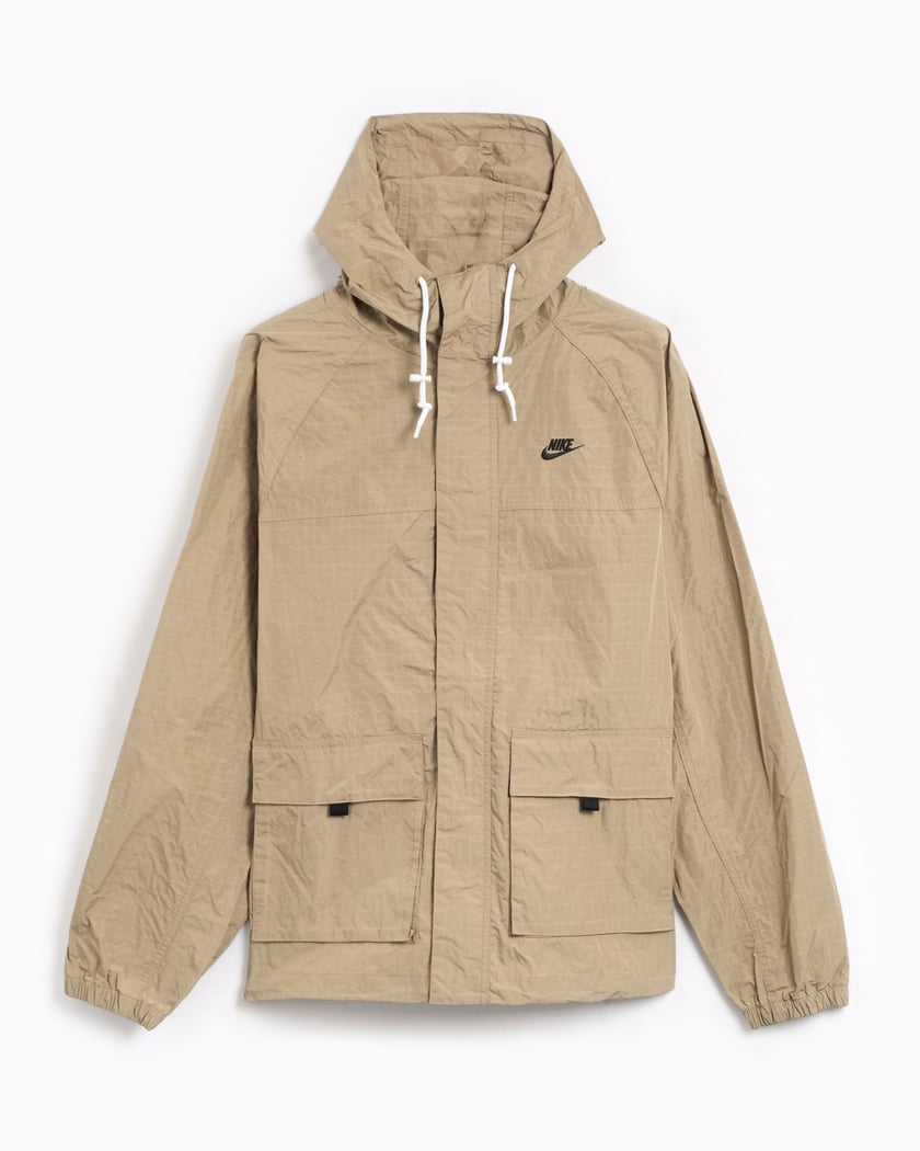 Nike Club Bowline Men's Hooded Jacket Beige FN3108-247 | FOOTDISTRICT