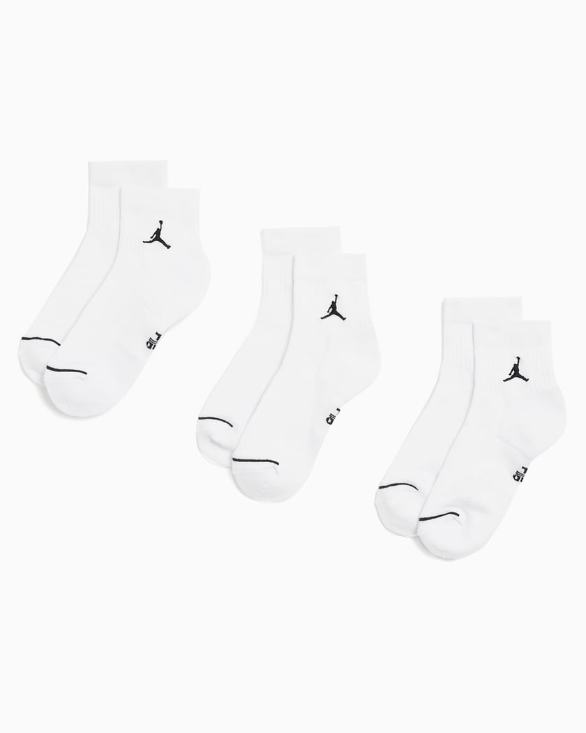 Calcetines Jordan Everyday Unisex Sport Socks (3 Pack) Unisex Blanco ...