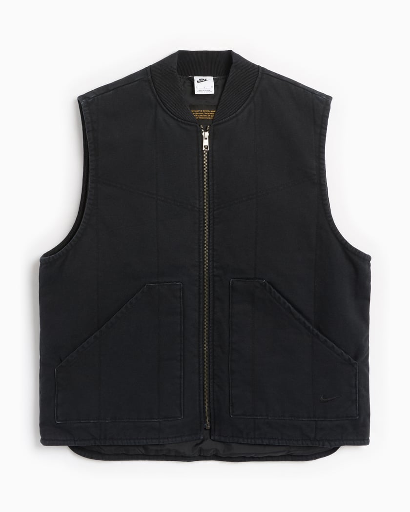 Nike Life Men's Padded Vest Nero FQ1861-010 | FOOTDISTRICT