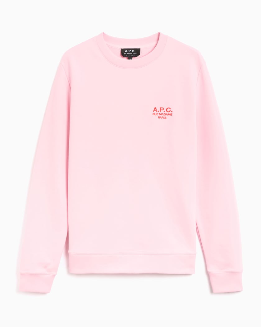 A.P.C. Rider Men's Sweatshirt Rosa COEZD-H27699-TFE | FOOTDISTRICT