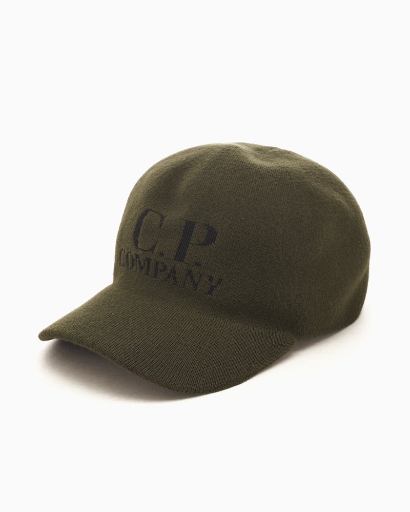 CP Company Unisex Knit Cap Green 17CMAC299A005509A-683 | FOOTDISTRICT