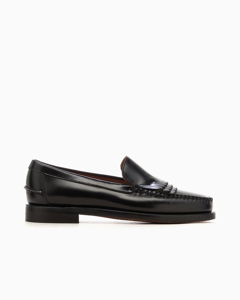 Zapatos Sebago Dan Triple Fringe Loafer para hombre Negro 73111NW-902 ...