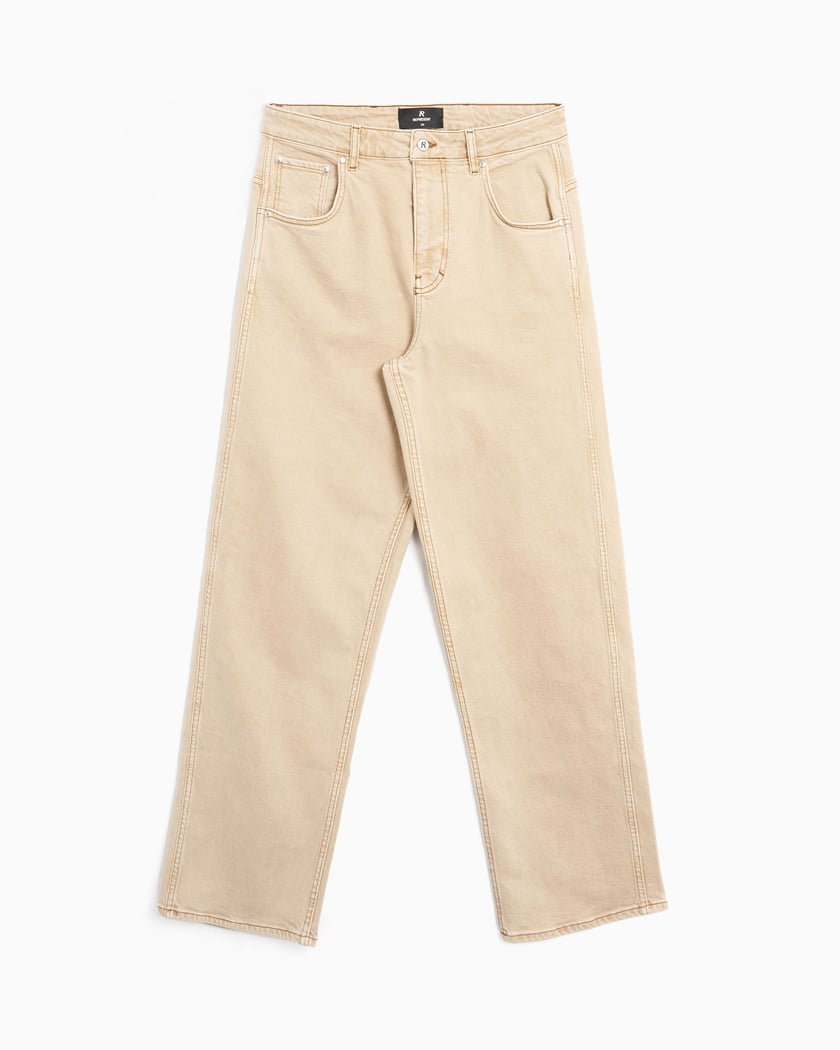 REPRESENT CLO R3 Men's Baggy Denim Pants Beige MLM6385-496 | FOOTDISTRICT
