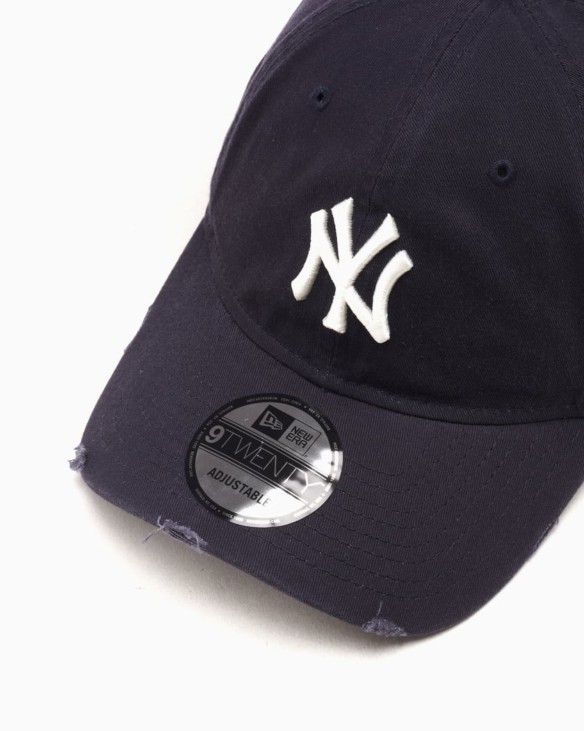 New Era New York Yankees Distressed 9TWENTY Unisex Cap Blue New Era New York Yankees Distressed 9TWENTY Unisex Cap Blue