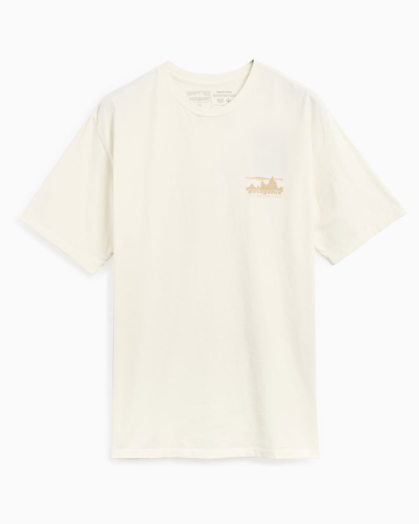 Patagonia '73 Skyline Men's Organic T-Shirt Blanco 37534-BCW | FOOTDISTRICT