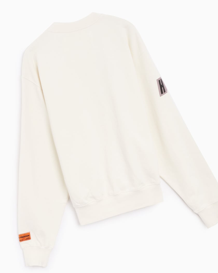 Heron Preston Promo Only Men's Sweatshirt White Heron Preston Promo Only Men's Sweatshirt White