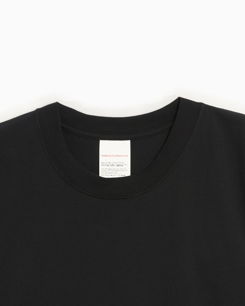 Stockholm (Surfboard) Club Regular Unisex T-Shirt Black Stockholm (Surfboard) Club Regular Unisex T-Shirt Black