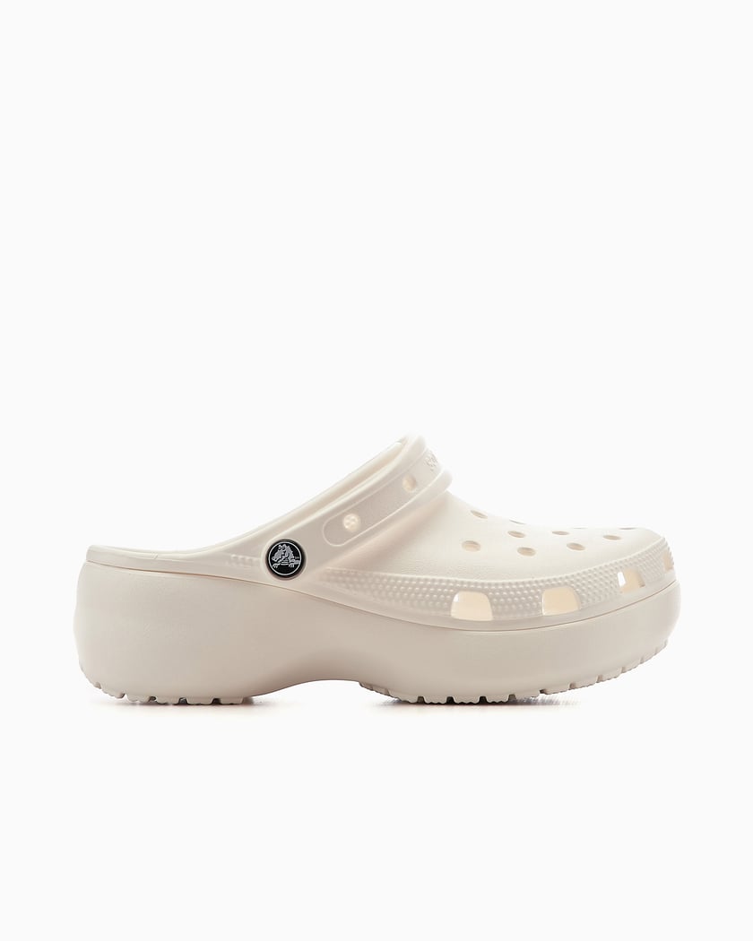 Crocs Women's Classic Platform Clog Blanco 206750-100B | FOOTDISTRICT