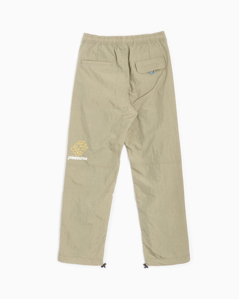 Pleasures x 555 SOUL Active Men's Nylon Pants Beige Pleasures x 555 SOUL Active Men's Nylon Pants Beige