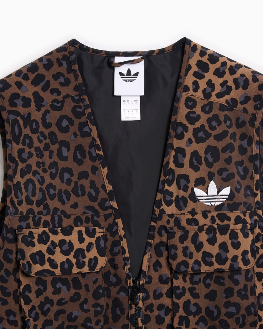 leopard print adidas jacket